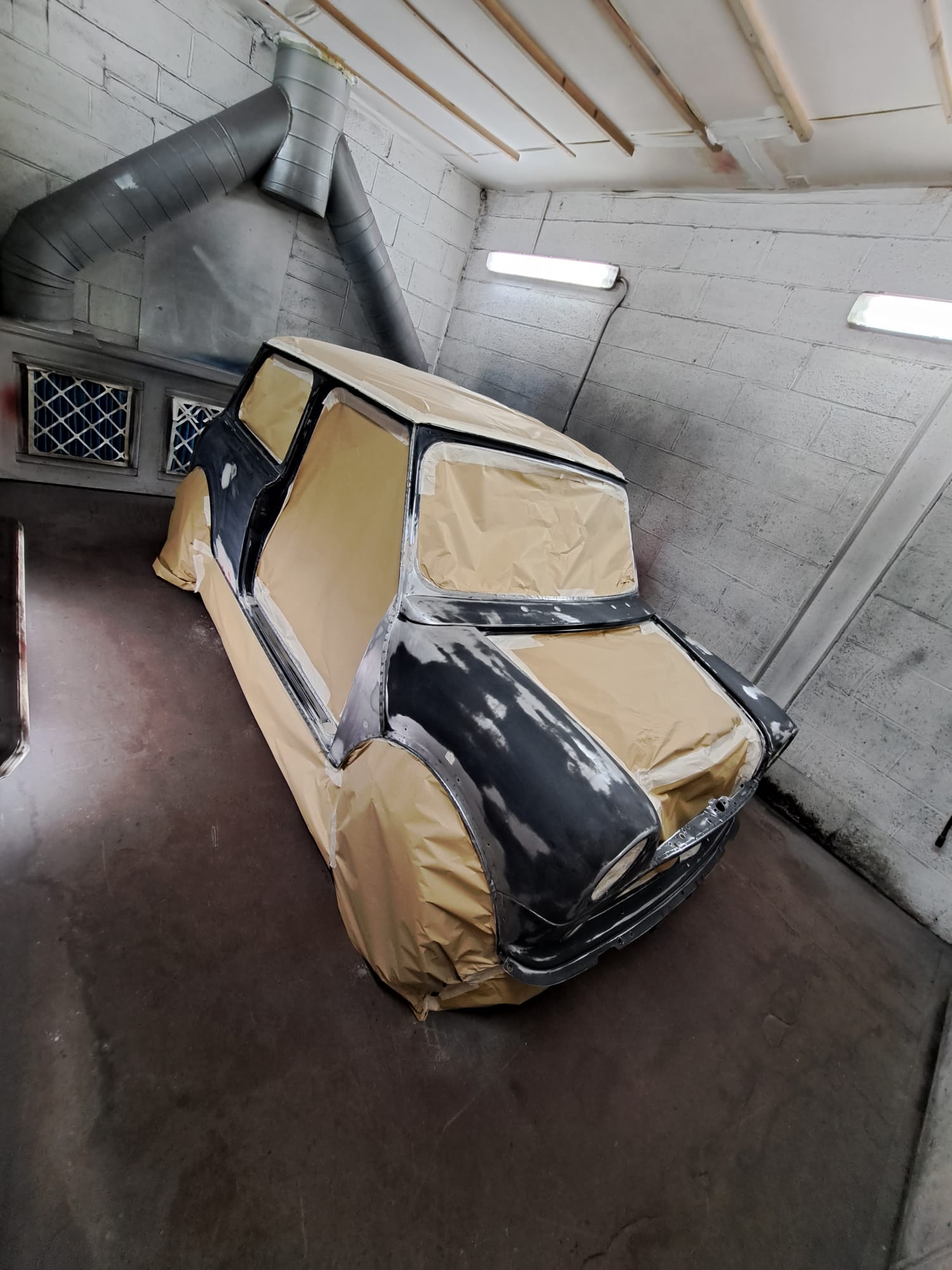 The German mini filled and prepped, ready for the first stages of the ...